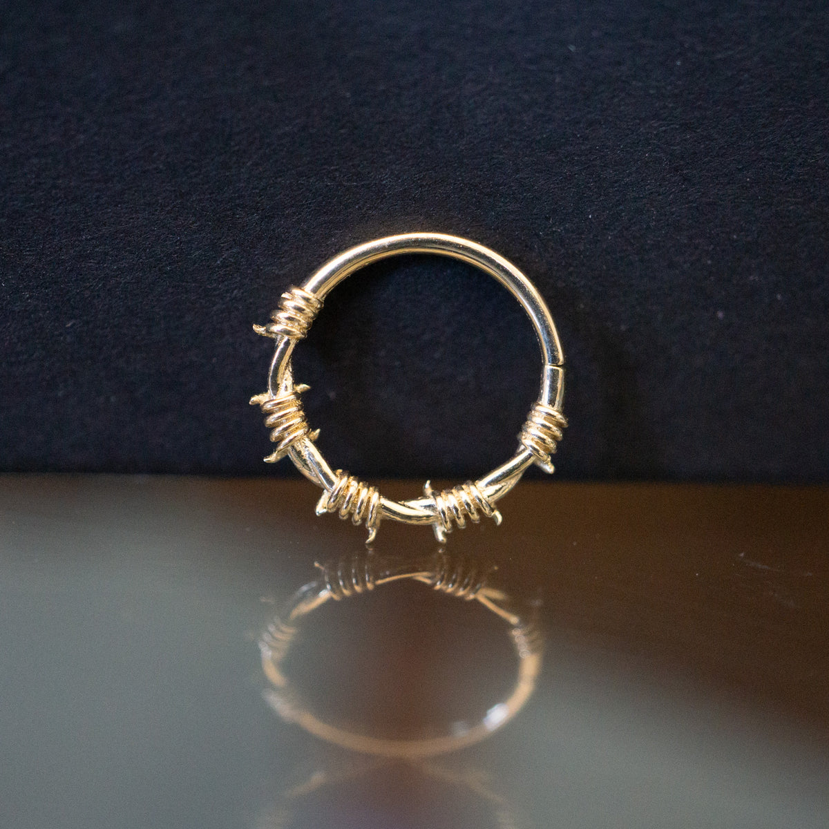 Barbed Wire Continuous Ring – Somatic Body Piercing