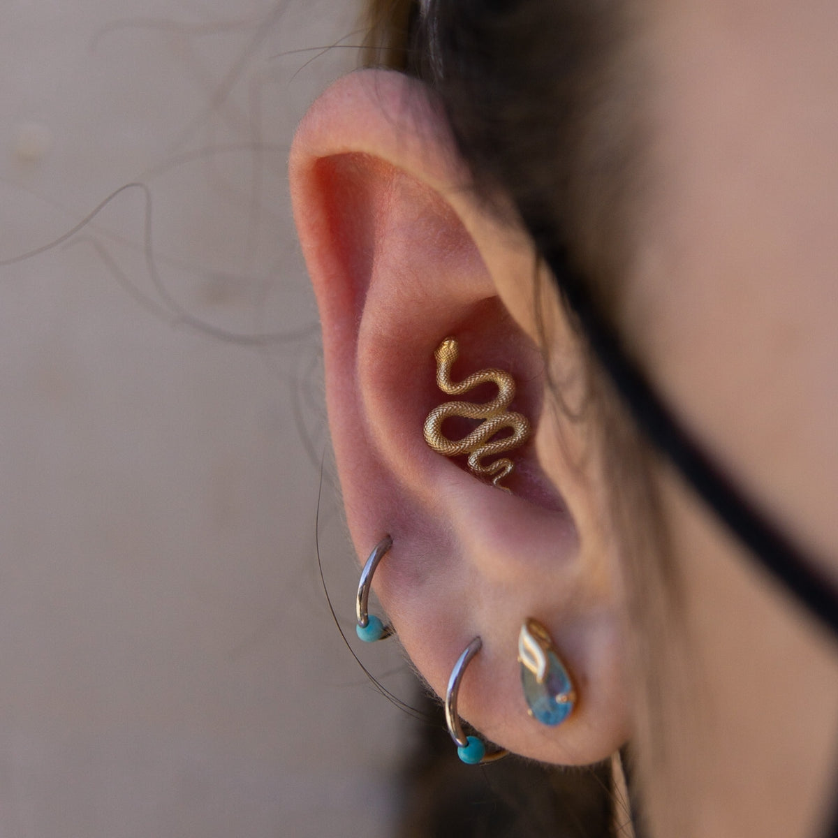 Snake Threaded End – Somatic Body Piercing