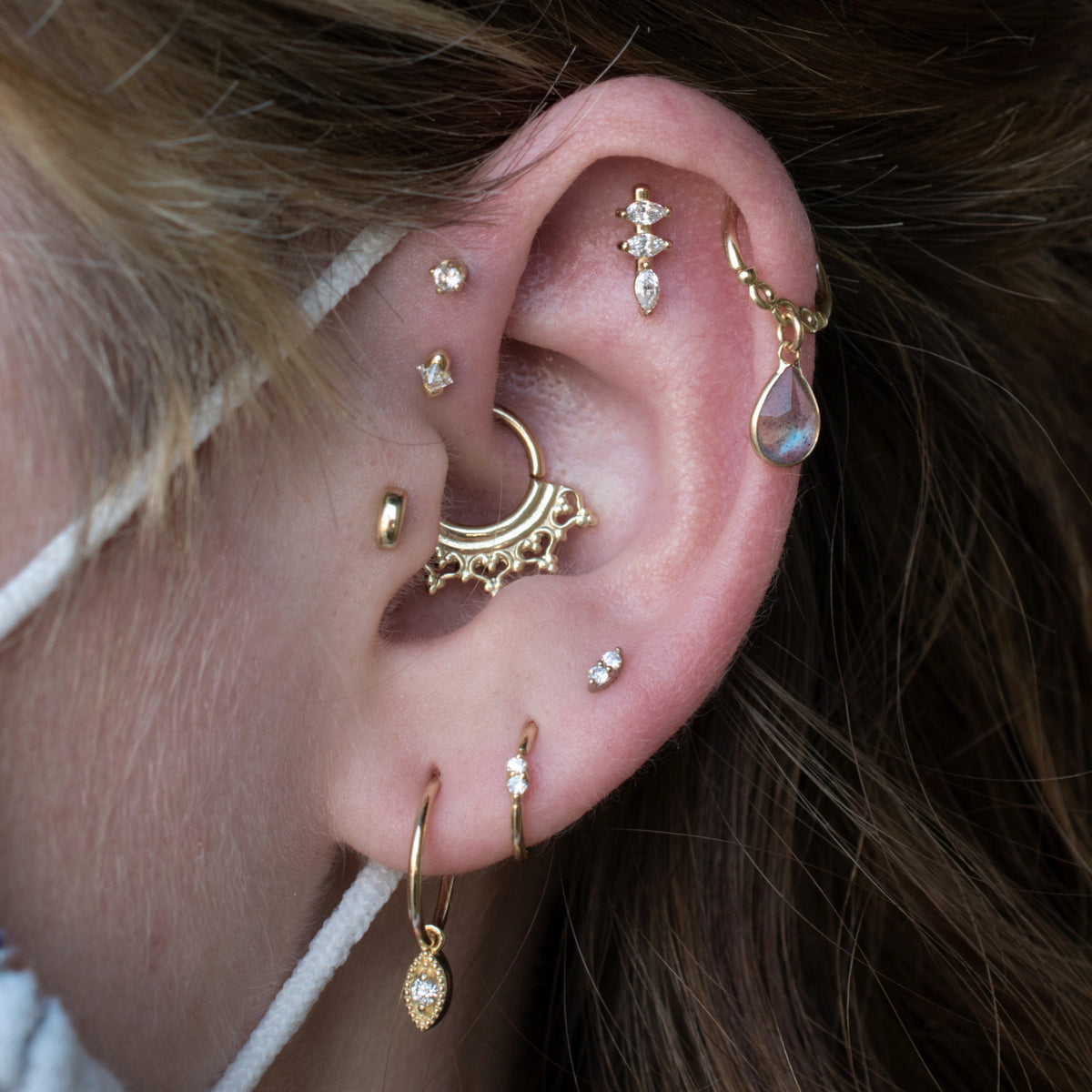 Navette Threaded End – Somatic Body Piercing